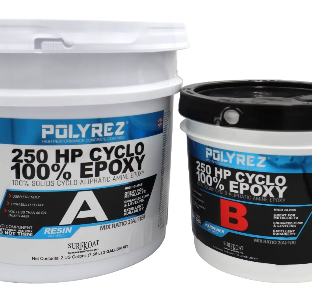250 HP CYCLO EPOXY - 100% EPOXY – BC Decorative Concrete Supply