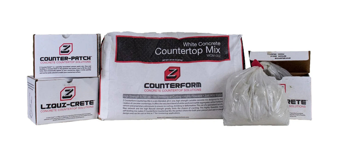 Z COUNTERFORM - WHITE COUNTERTOP MIX – BC Decorative Concrete Supply