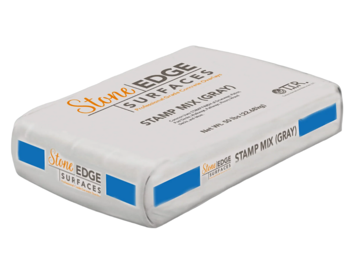 PRO STAMP MIX - STAMPABLE OVERLAY - 50 LB BAG – BC Decorative Concrete ...