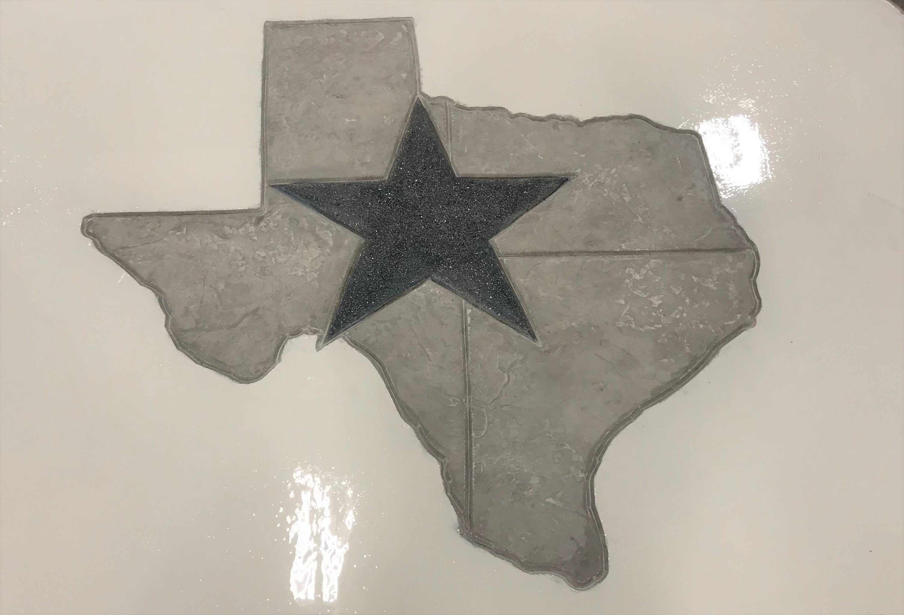 Texas Shaped Stepping Stone Molds